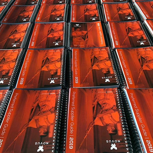 Wiro Bound Booklets | Lay-Flat Binding Manchester | Manchester Print Centre